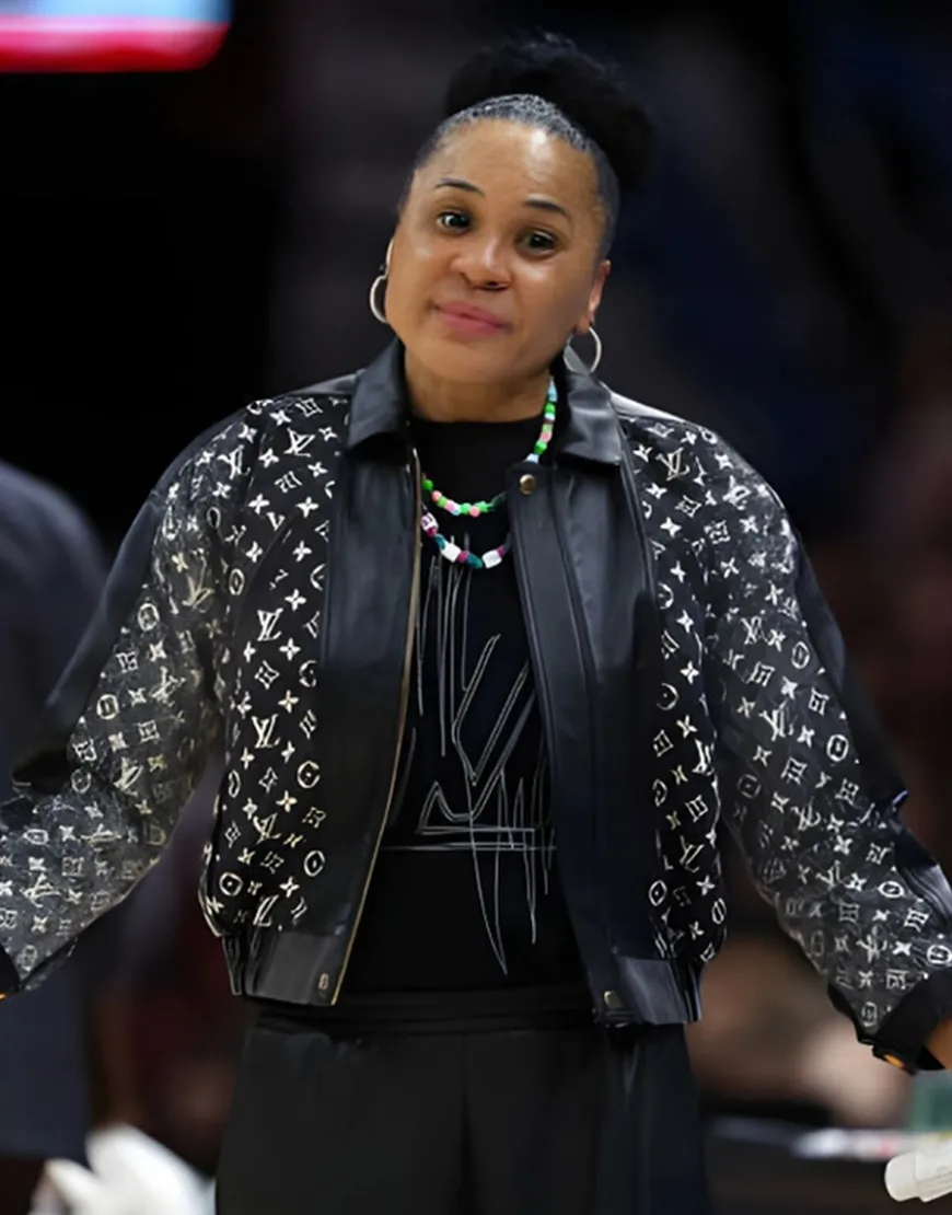 March Madness Dawn Staley Leather Jacket - Ralph Outfits